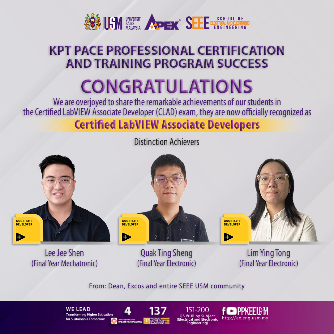 Congratulations To Recipient Of KPT PACE Professional Certification and Training Program Success